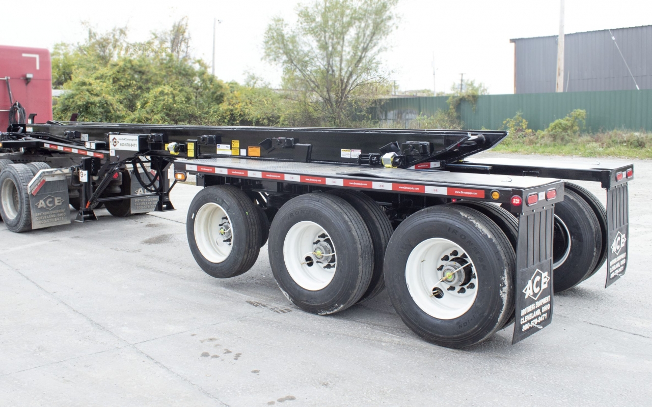 Ace 27' Sliding Suspension & B-Train Roll-Off Trailers | The Ace Advantage